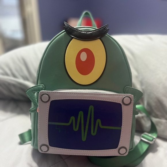 Loungefly | Bags | Loungefly Spongebob Squarepants Plankton Lenticular ...